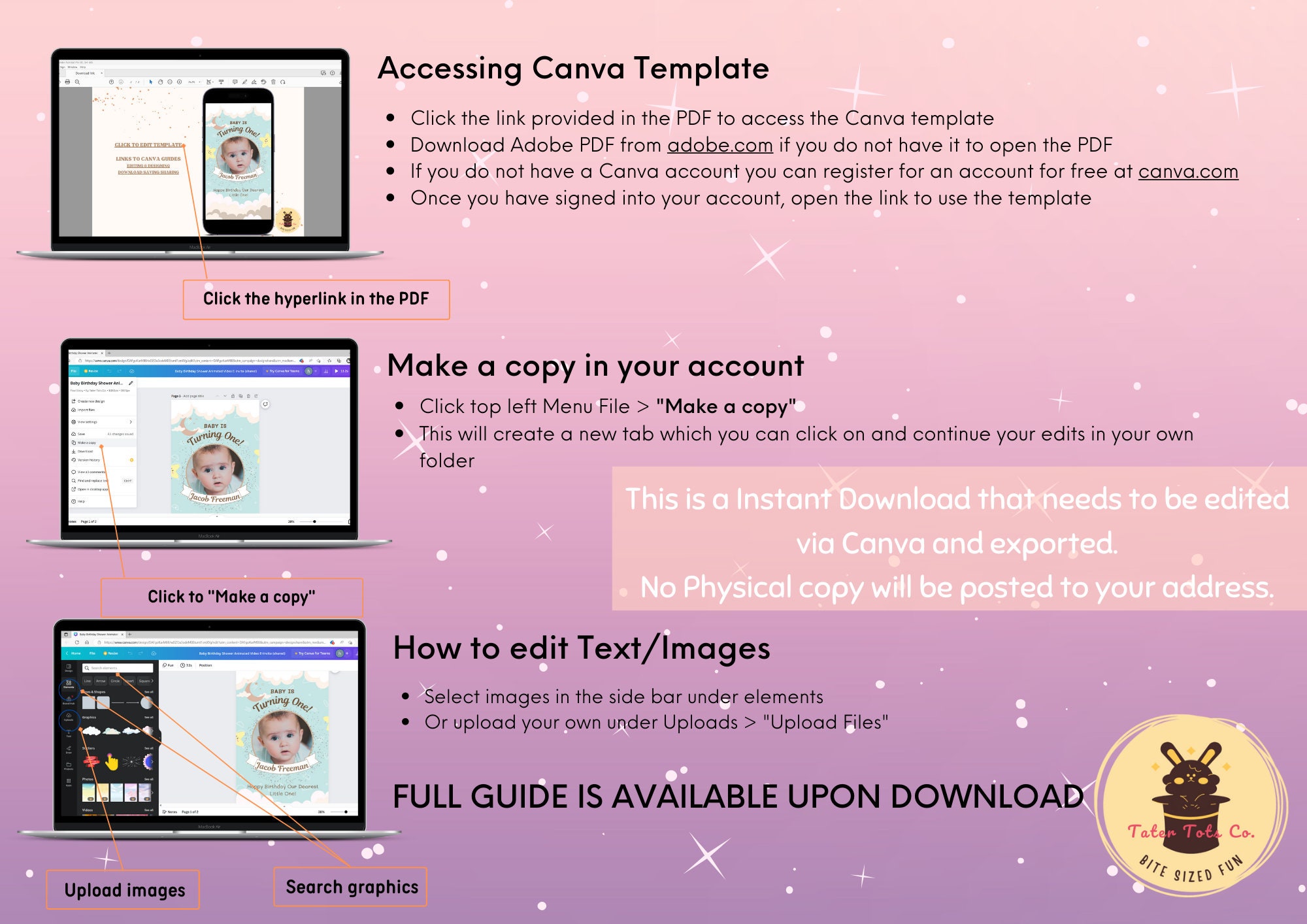 Custom Photo Playing Standard Deck Cards With Box Template and Easy ...