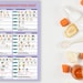 Baby Complementary Food Introduction Chart Feeding Guide for 6-12 ...