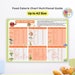 Cute Food Calorie Chart for a Healthy Lifestyle: Track and Monitor ...