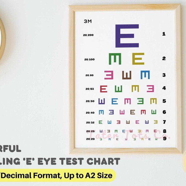 Decimal Equivalent Wall Chart - Etsy