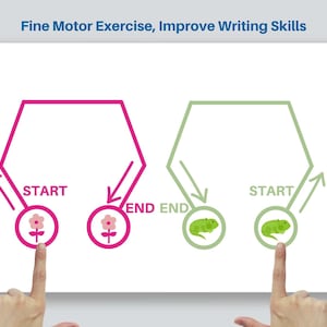 Double Doodle Bilateral Brain Game - Beginner Level for Cognitive ...