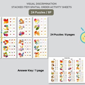 Mega-bundle Visual Discrimination and Perception Activities for Early ...