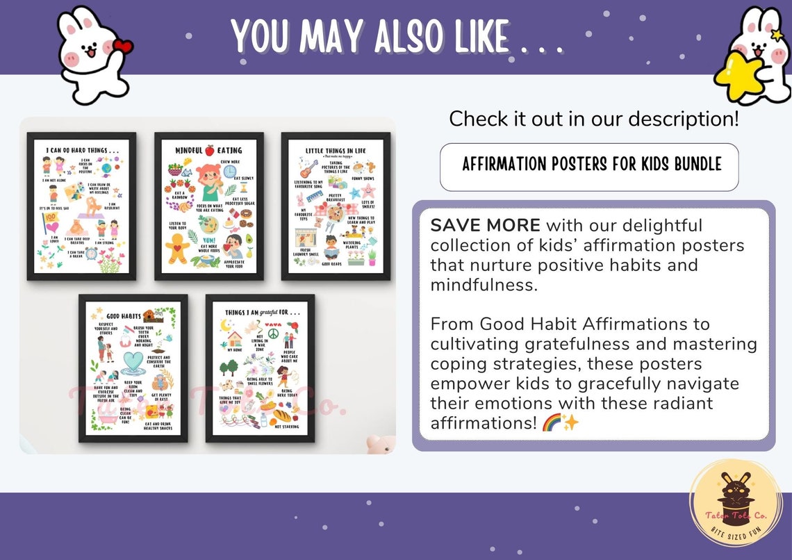 Mindful Eating Challenge Poster for Promoting Healthy Eating, Kids Eat ...