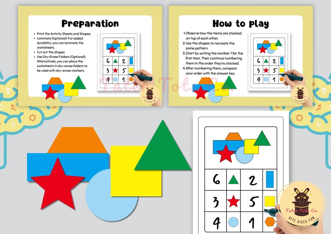 Mega-bundle Visual Discrimination and Perception Activities for Early ...