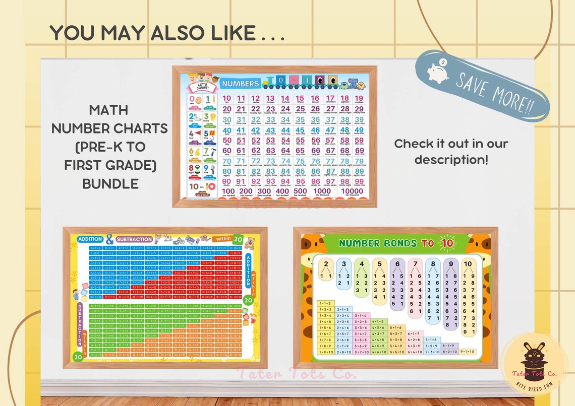 Number Bonds to 10 With Addition Chart Math Number Chart Flashcard ...