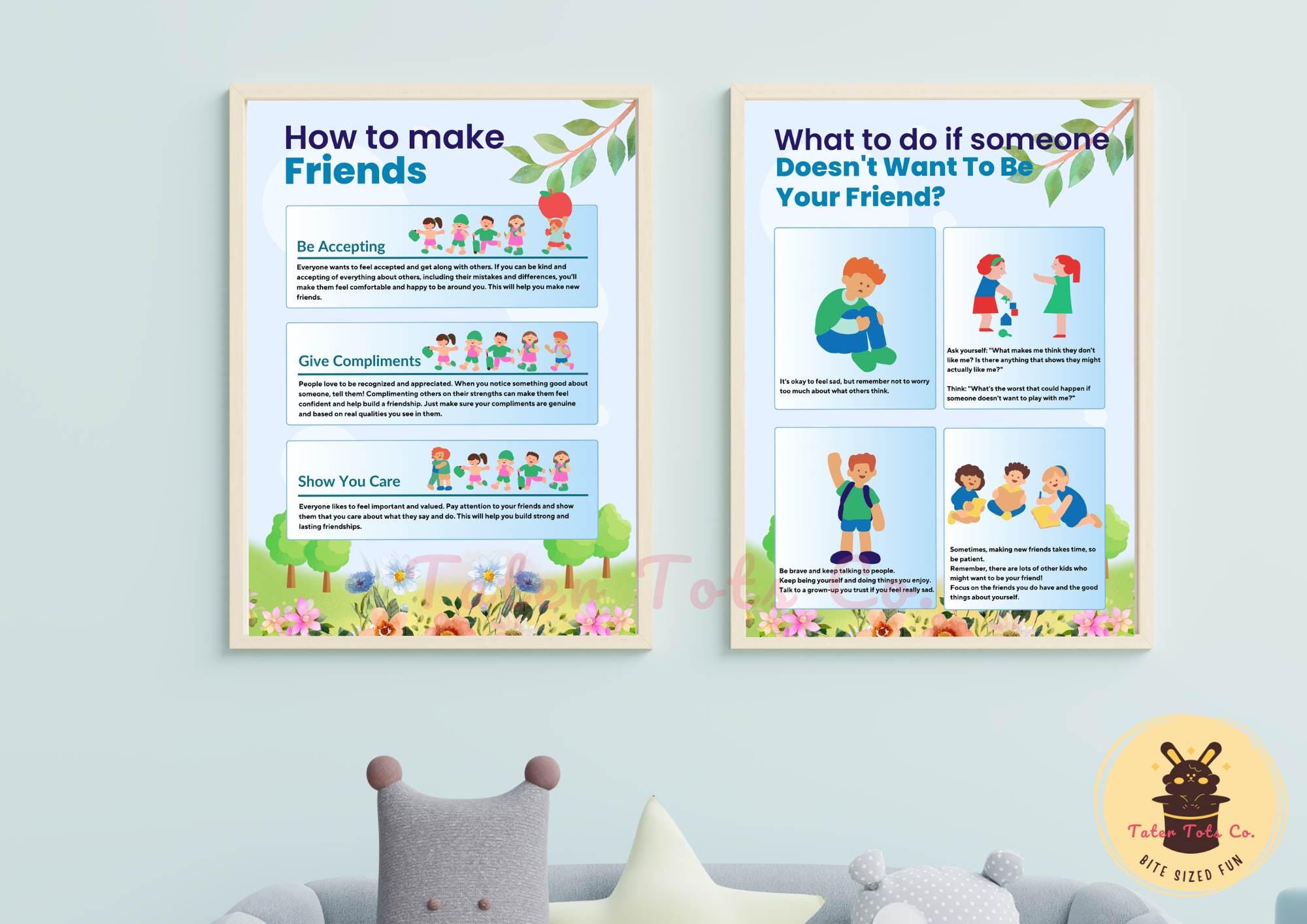 Mental Health Posters: Kid-friendly Infographics for Elementary ...
