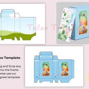 Custom Photo Playing Standard Deck Cards With Box Template and Easy ...