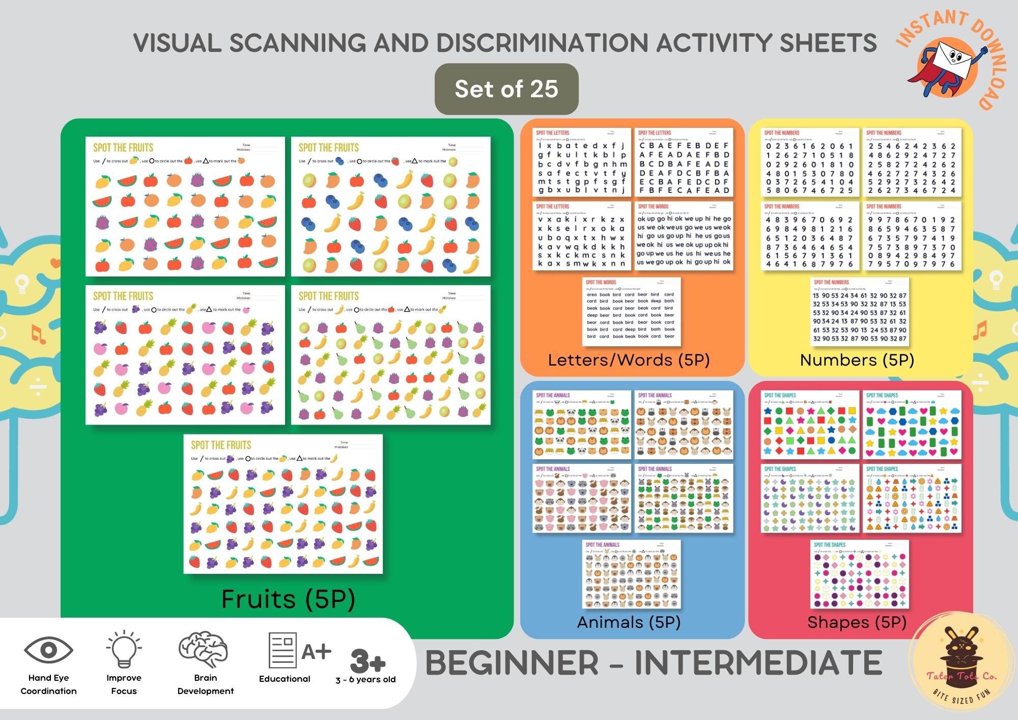 Visual Scanning and Discrimination Brain Training and Focus Levels ...