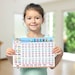 Math Number Chart Poster Count From 0 to 100 With Number Words ...