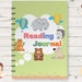 Printable Reading Response Log Journal Book Tracker School Worksheets ...