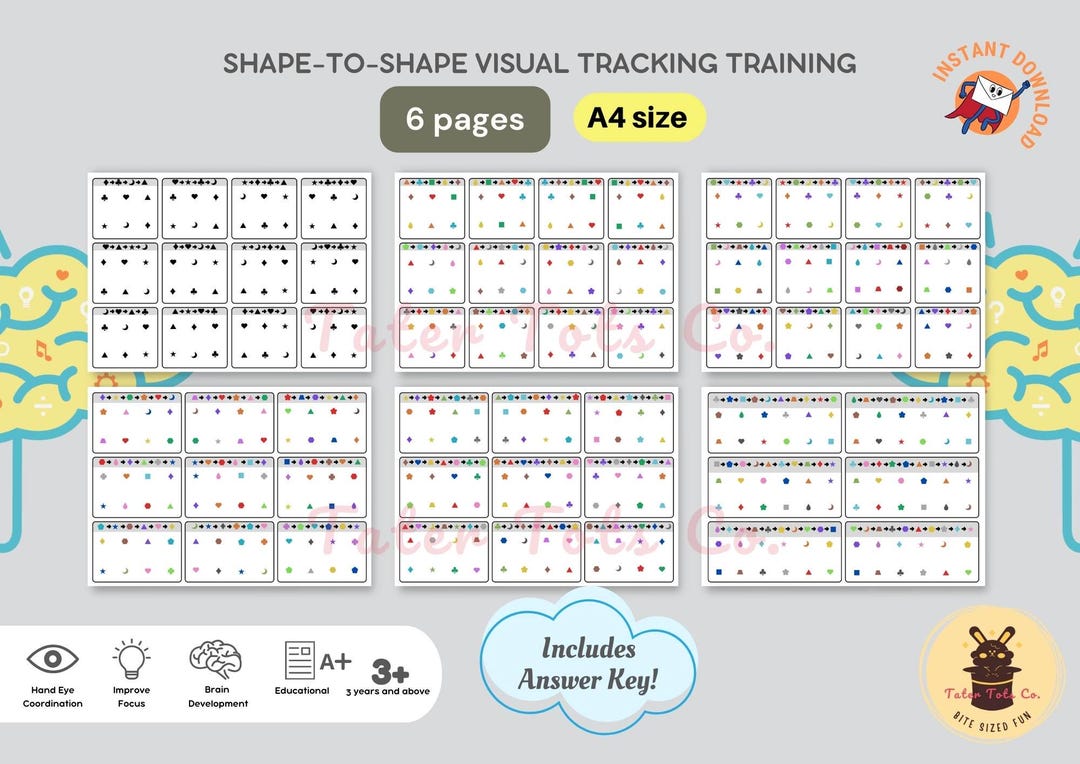 Shape-to-shape Visual Tracking Concentration Training: Enhance Memory ...