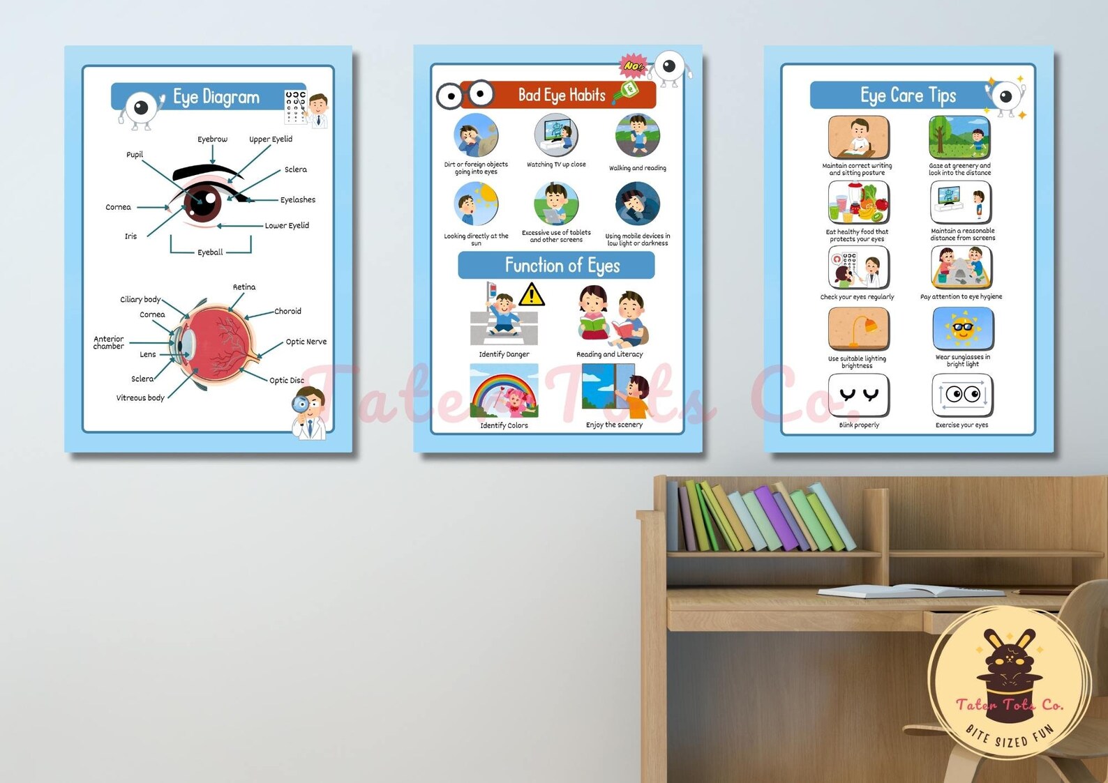 Healthy Posture and Eye Care Bundle for Kids: Improving Physical and ...