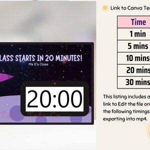Classroom Countdown Timers for Enhanced Productivity in 1, 5, 10, 20 ...