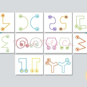 Double Doodle Bilateral Brain Game - Beginner Level for Cognitive ...