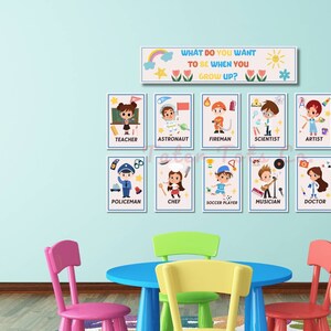 When I Grow up Job Occupations Printable Bulletin Board Pack Fun and ...
