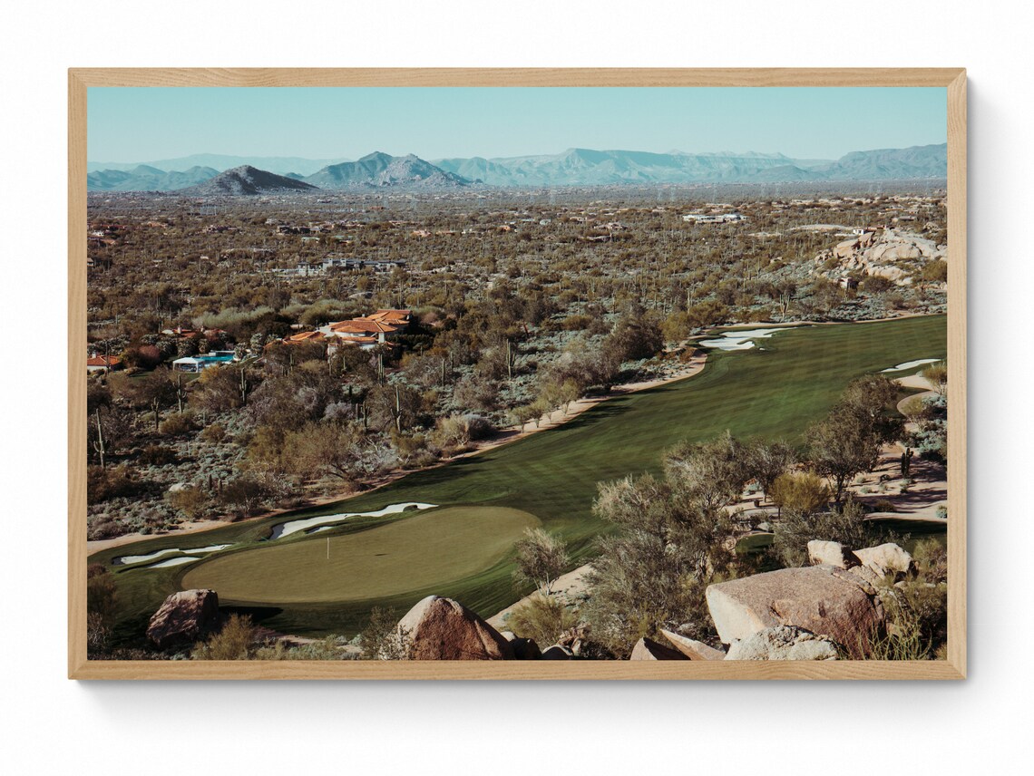 Scottsdale Golf Club, TPC Scottsdale Golf Gift, Golf Art Print, Phoenix ...