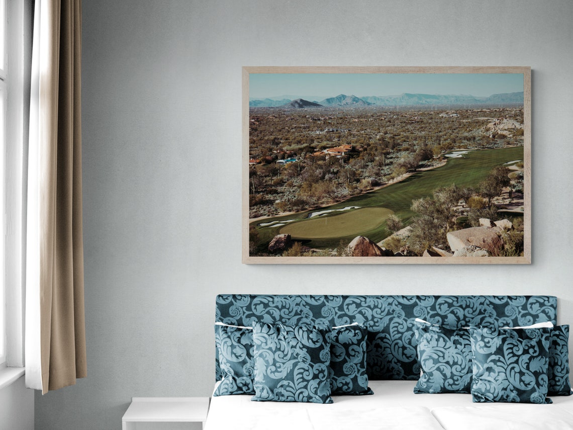 Scottsdale Golf Club, TPC Scottsdale Golf Gift, Golf Art Print, Phoenix ...