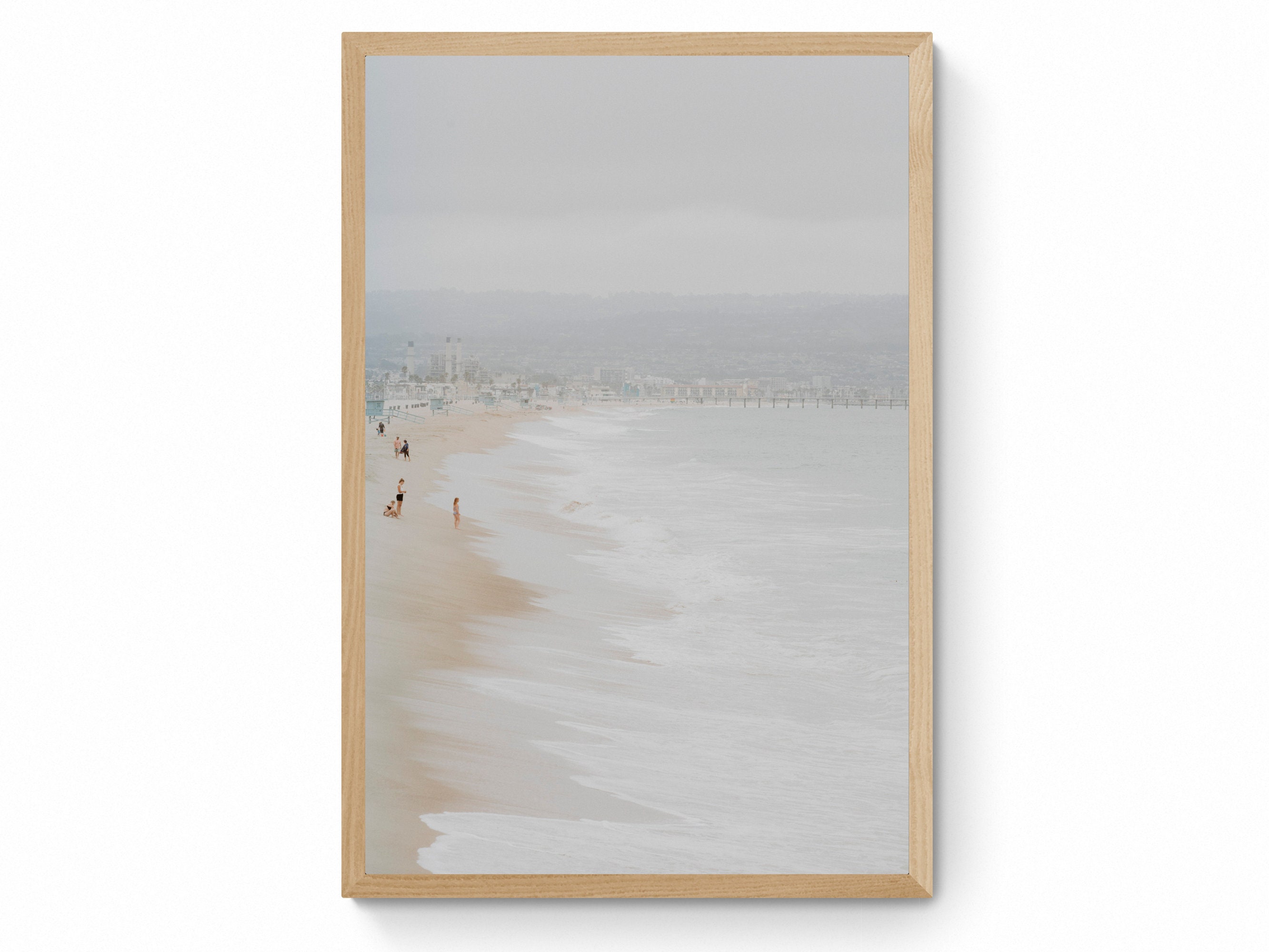 California Beach Art, Manhattan Beach Print, Los Angeles Beach, Los ...