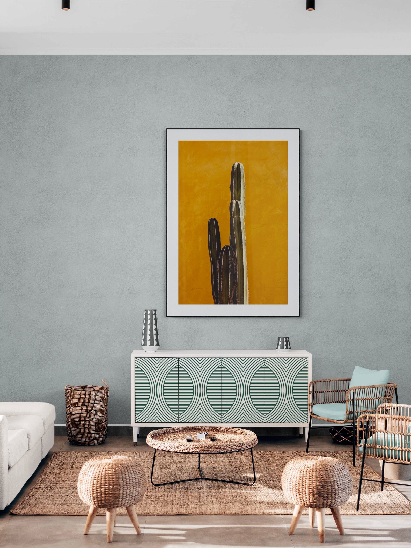 Cactus Wall Art Southwestern Decor Cactus Prints Minimal - Etsy