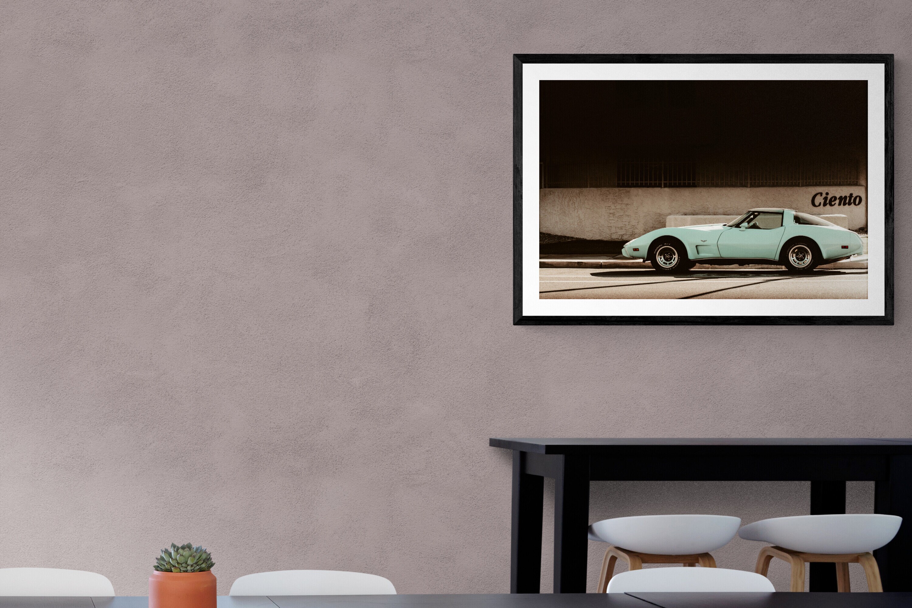 Vintage Corvette Printable Art, Classic Car Fine Art Photography ...
