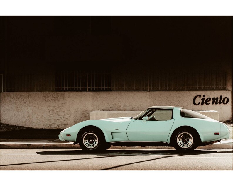 Vintage Corvette Printable Art, Classic Car Fine Art Photography ...