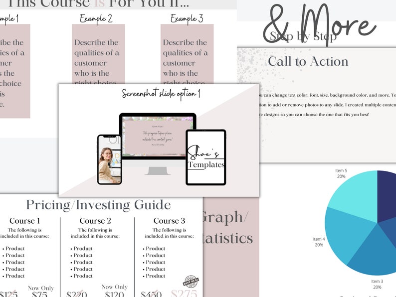 Webinar Slide Deck Instant Download Online Course Slide Deck, Canva ...