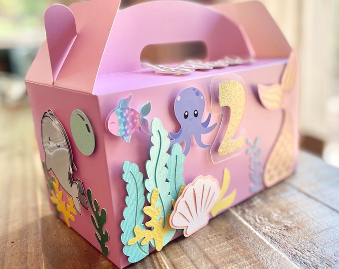 Custom Order Mermaid Under the Sea White Personalized Birthday Party ...