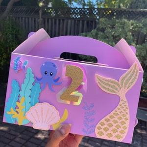 Mermaid Under the Sea Pink Personalized Birthday Party Favors Large ...