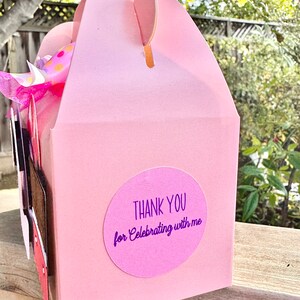 Personalized Candyland Goodie Box: Pink Donut Party Favor (6 Empty ...