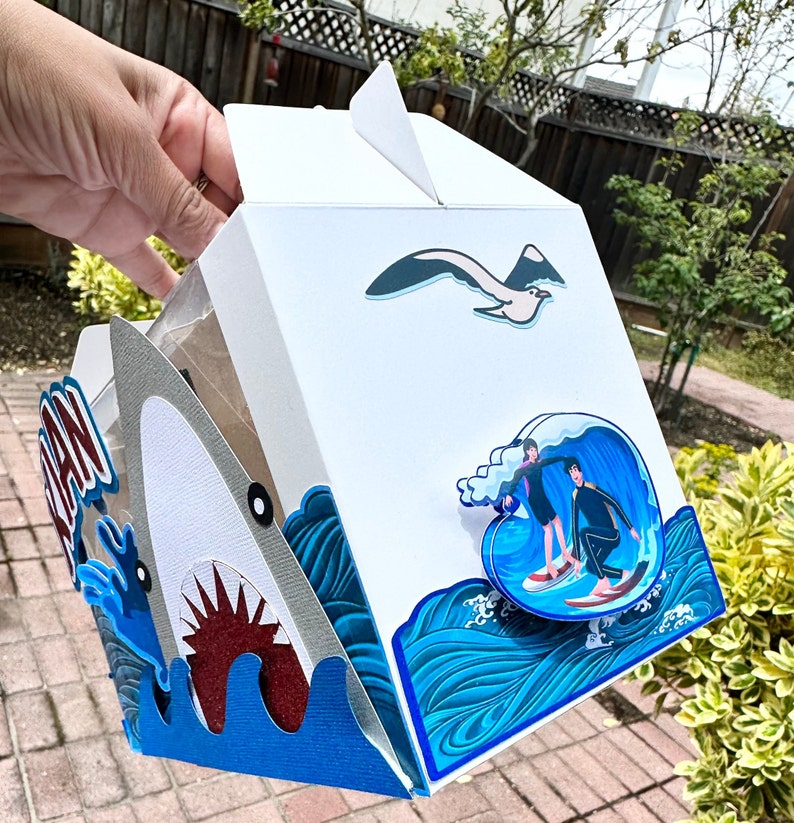 Shark Ocean Shark Week Themed Party Goodie Box Gift 6 BOXES - Etsy