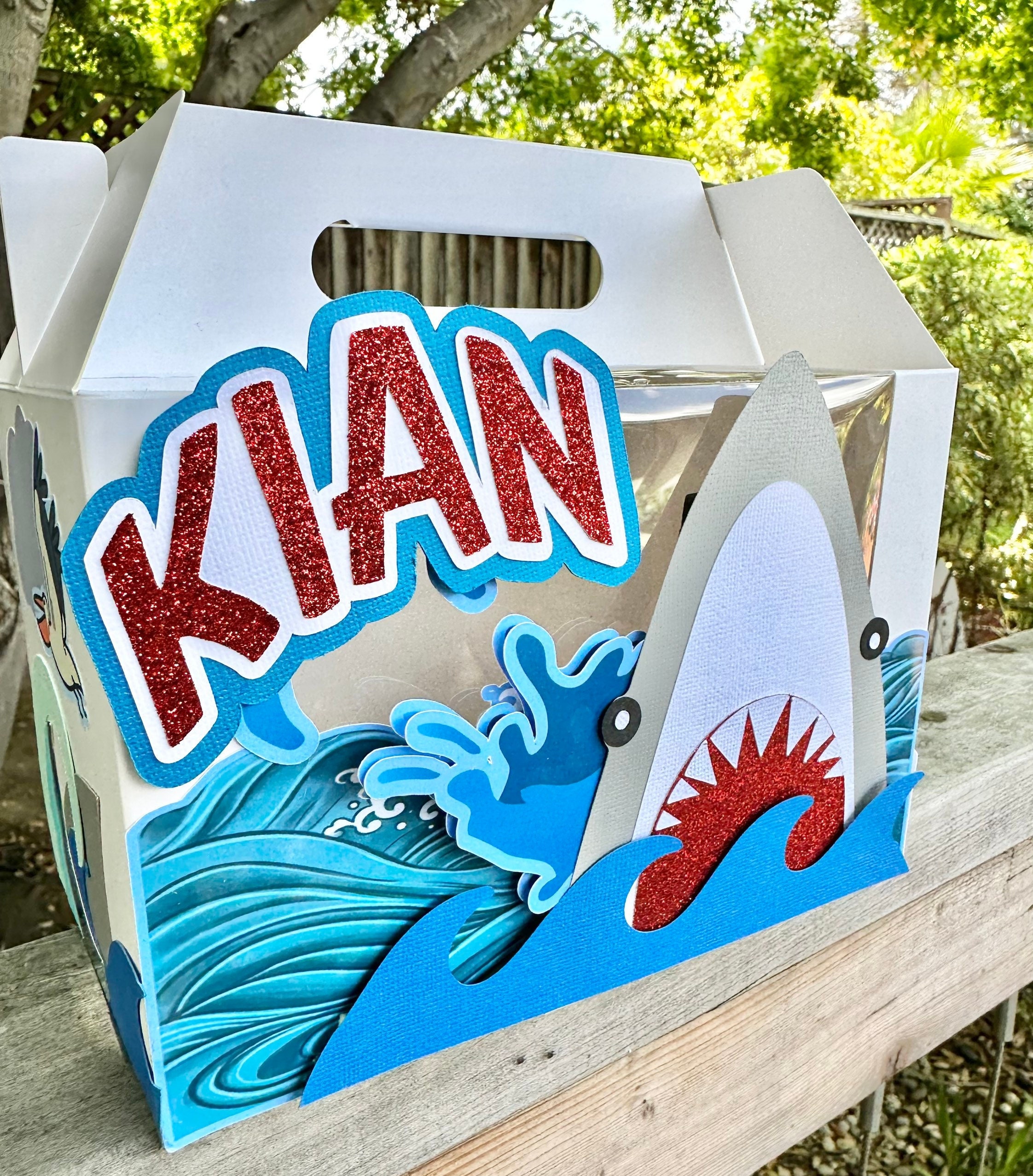 Shark Ocean Shark Week Themed Party Goodie Box Gift 6 BOXES - Etsy