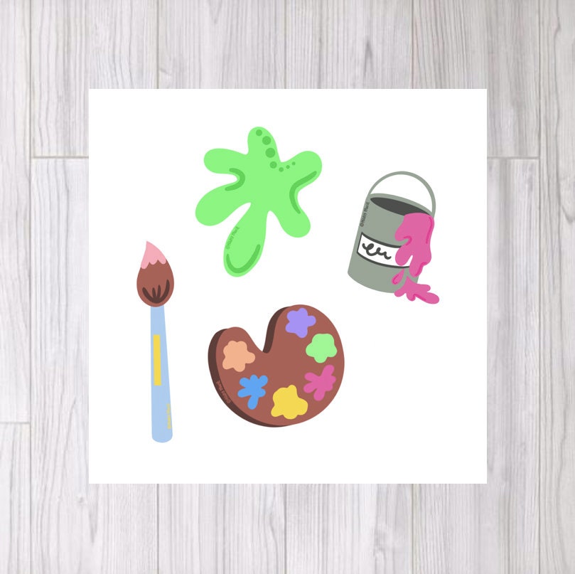 Artsy Pen Pal Kit Digital Download | Pen Pal Packet | Snail Mail | PDF ...