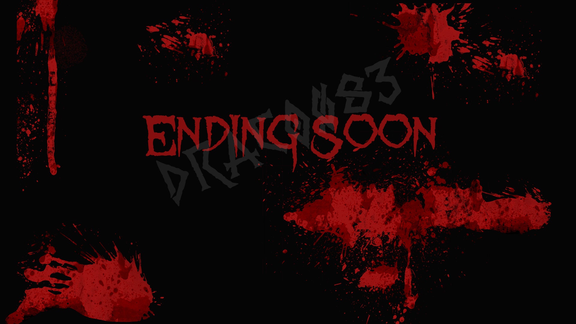 Blood Twitch Overlays Pack - Etsy