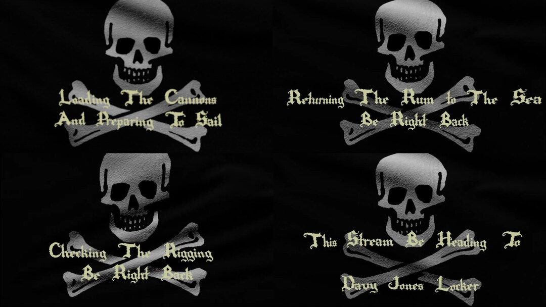 Animated Pirate Stream Screens - Etsy