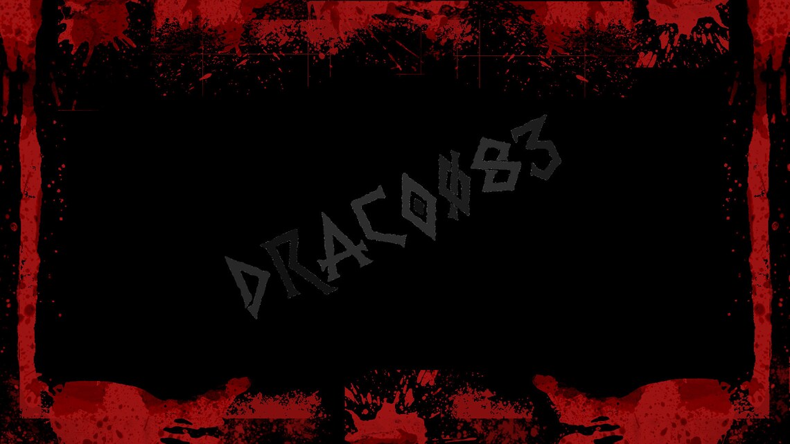 Blood Twitch Overlays Pack - Etsy