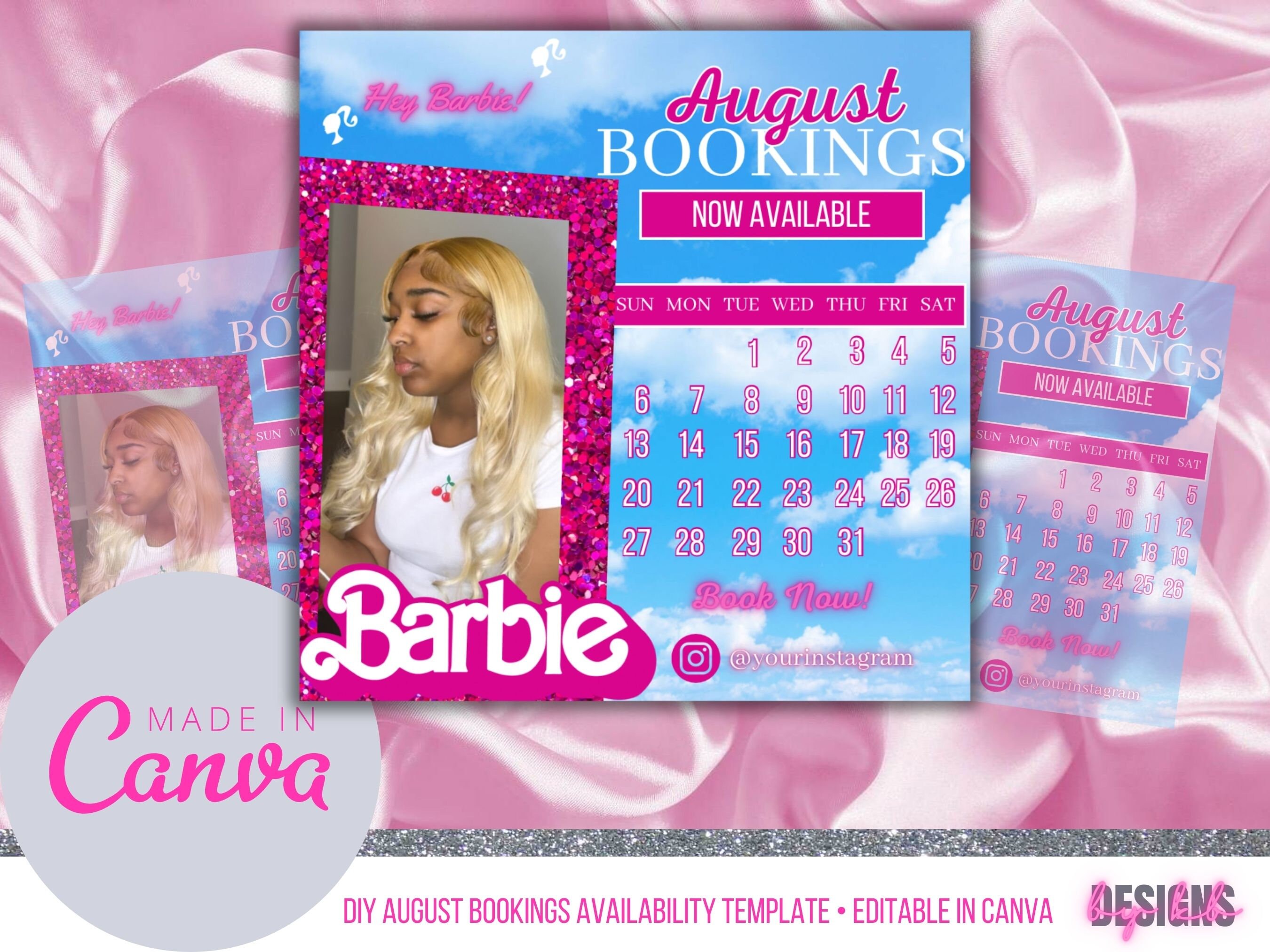 Barbie Blank 2022 Calendar