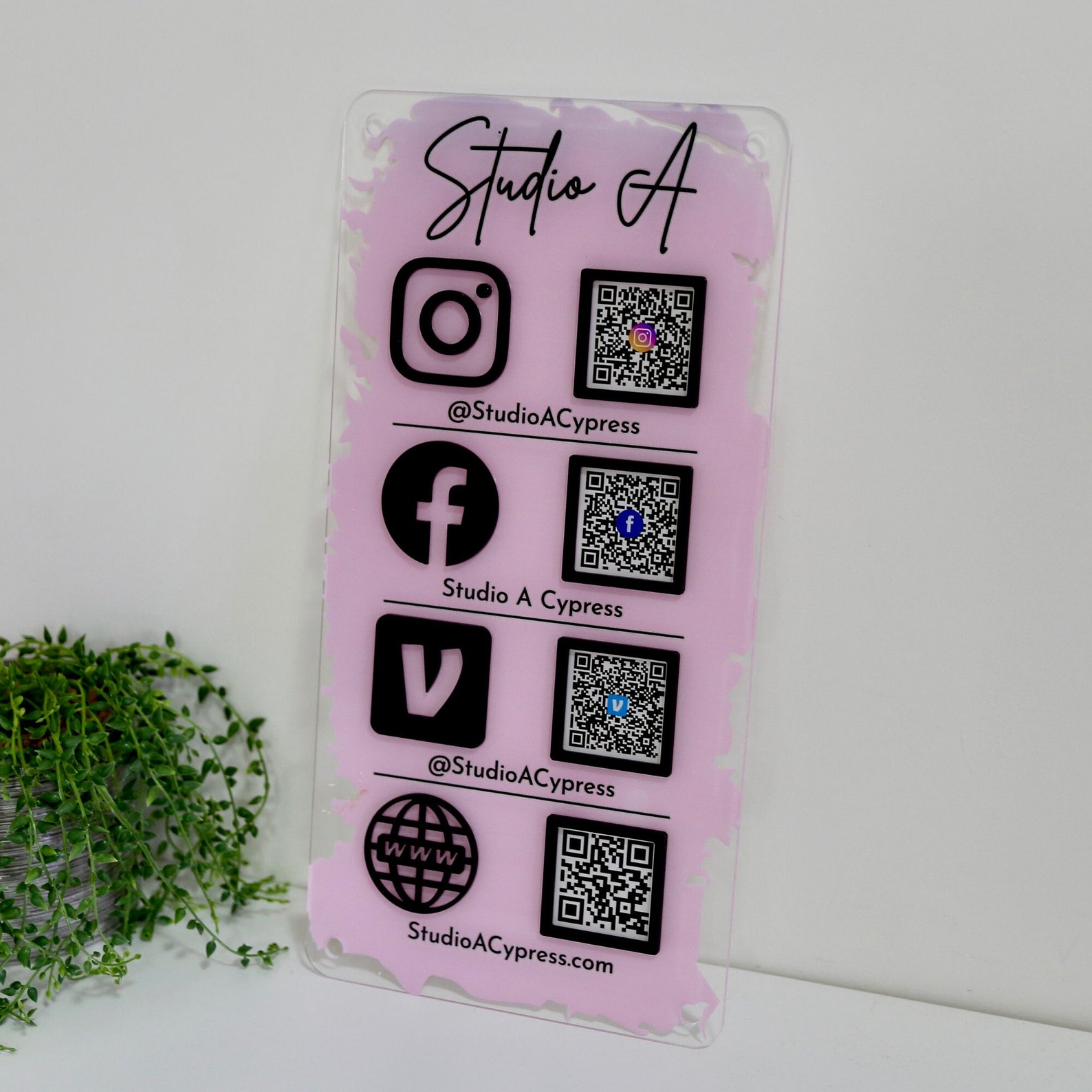 Wall QR Code Business Sign Scan to Pay Sign Cashapp Payment - Etsy