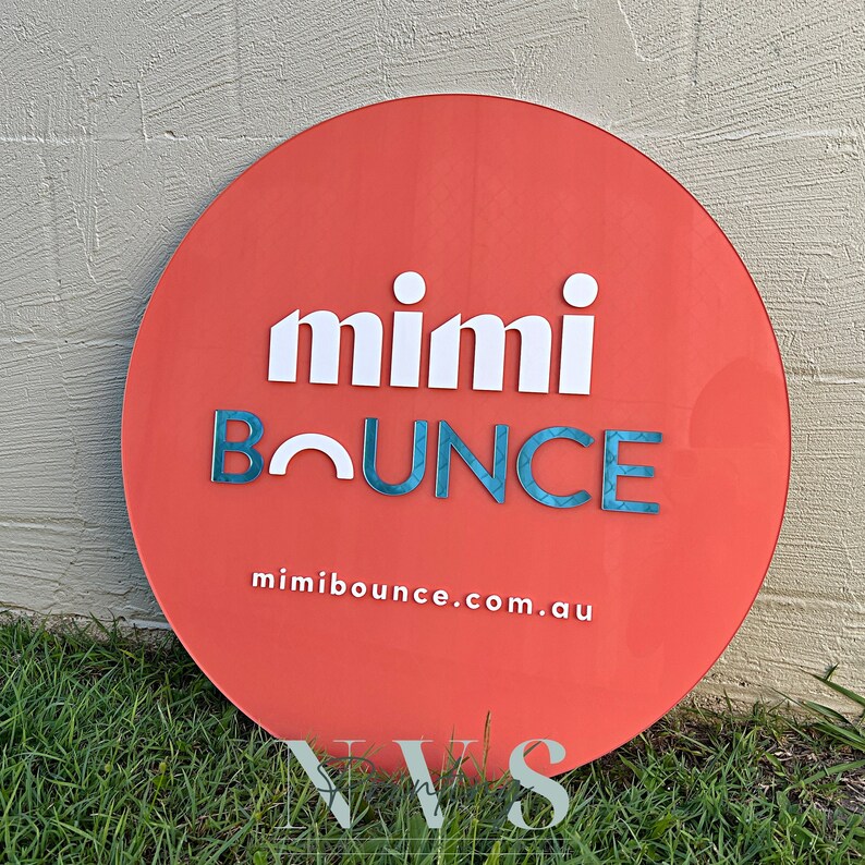 Custom Round Business Logo Sign 3D Door Wall Signage Custom - Etsy