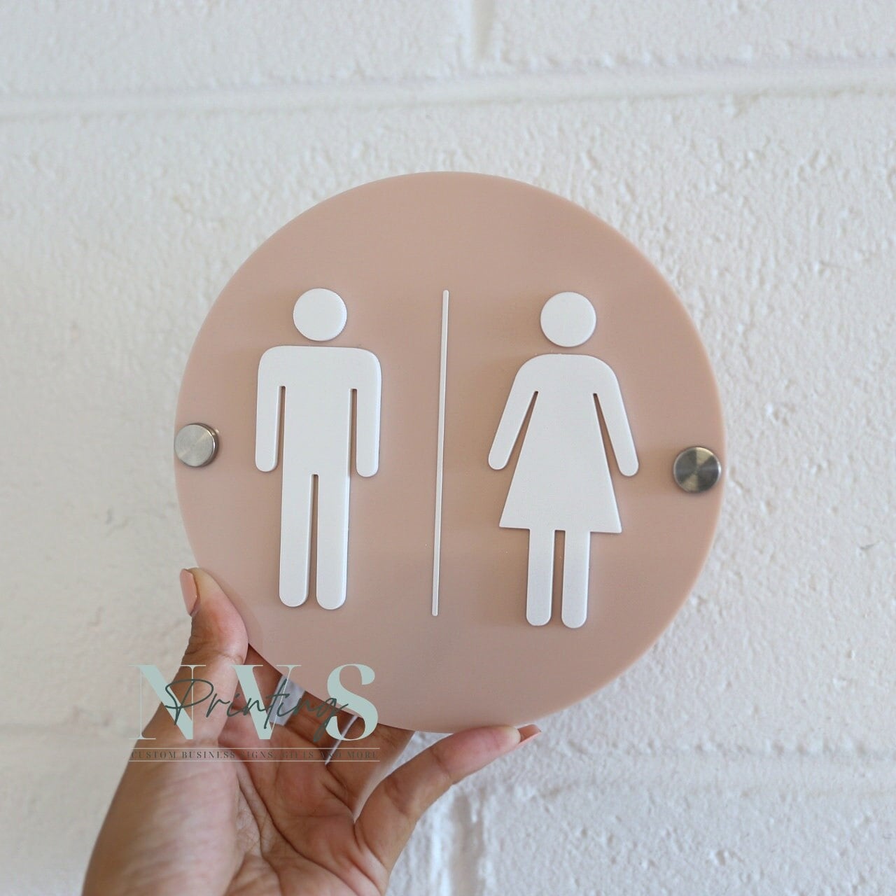 Bathroom Sign Toilet Sign Restroom Sign Salon Sign Acrylic - Etsy Canada