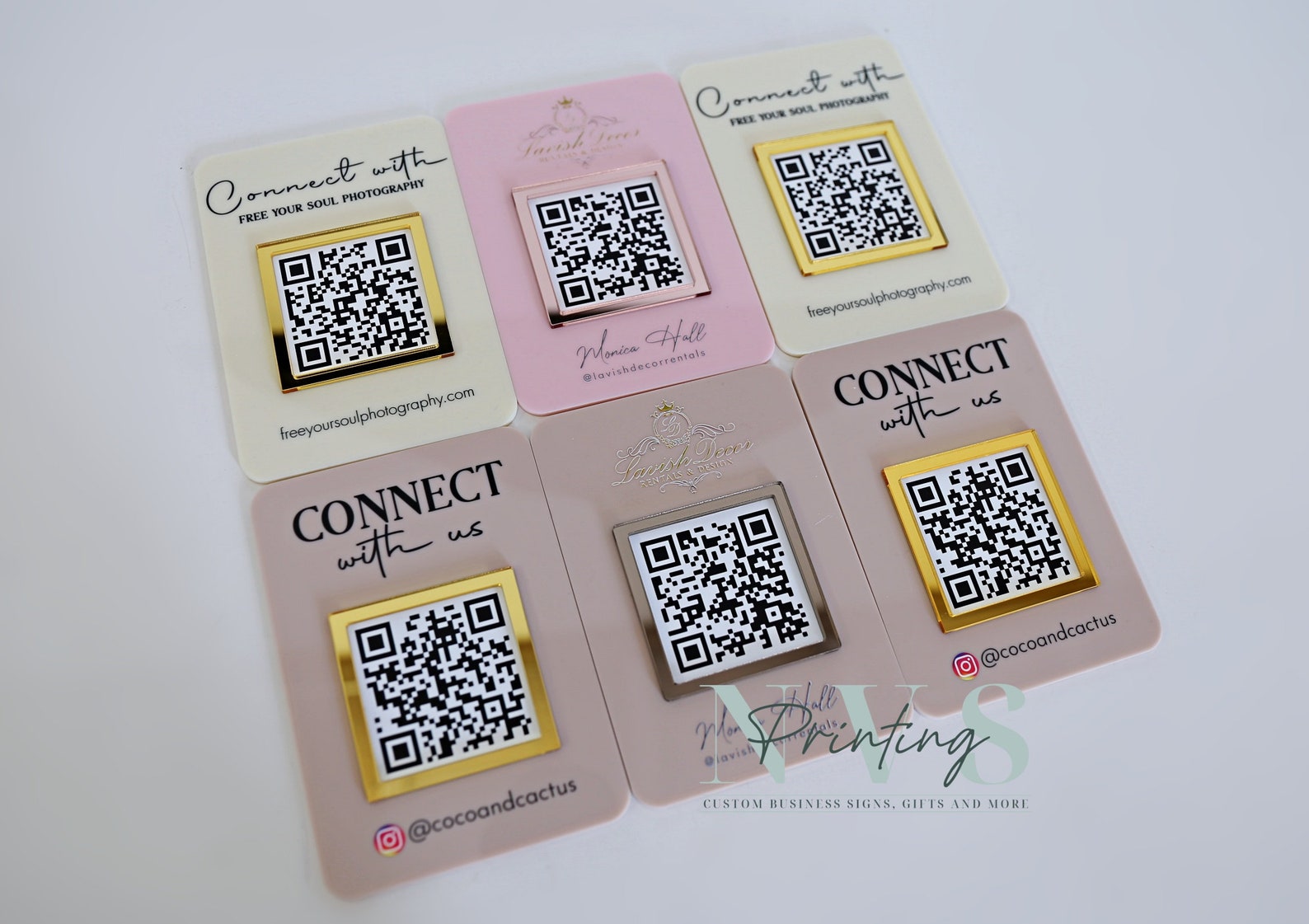 Mini QR Code Display Sign - Etsy
