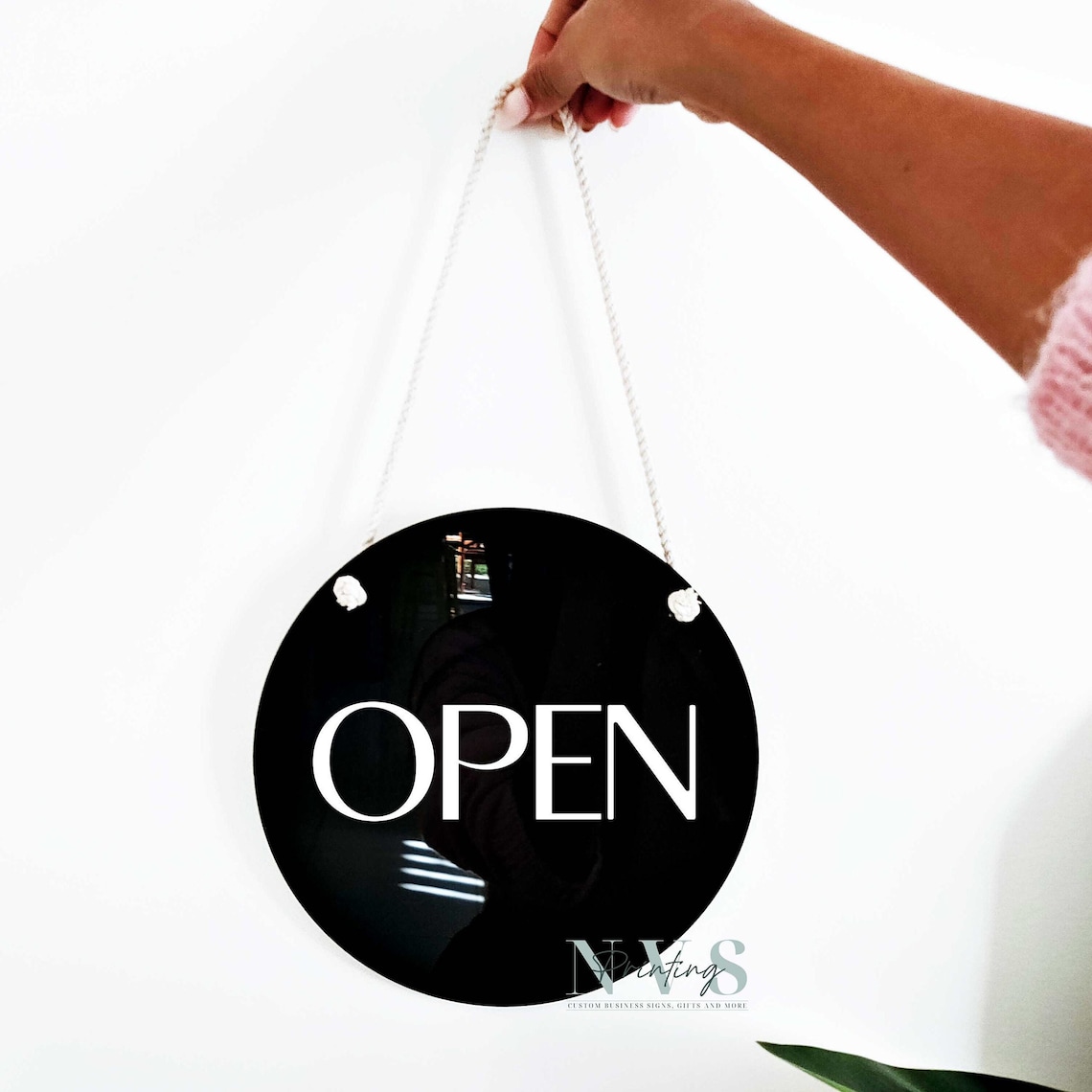 Open Closed Sign 3D Letters Double Sided Business Signage Door Welcome ...