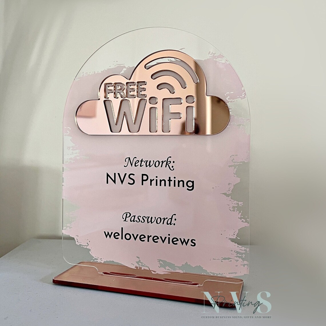 Wifi Sign Wifi Password Sign Plaque - Etsy