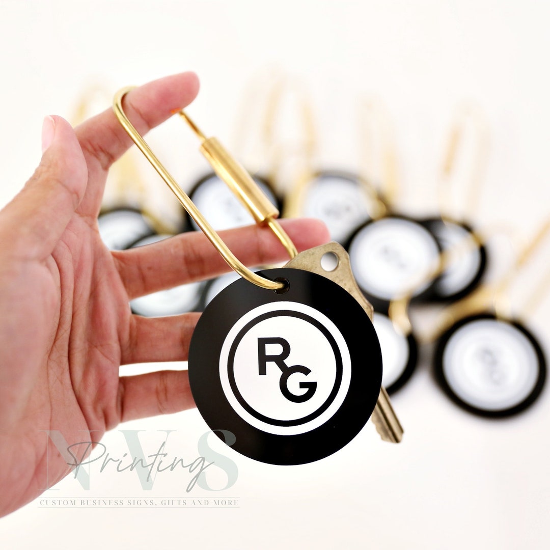 Custom Key Ring, Key Chain, Business Keyring, Branded Keyring, Logo ...