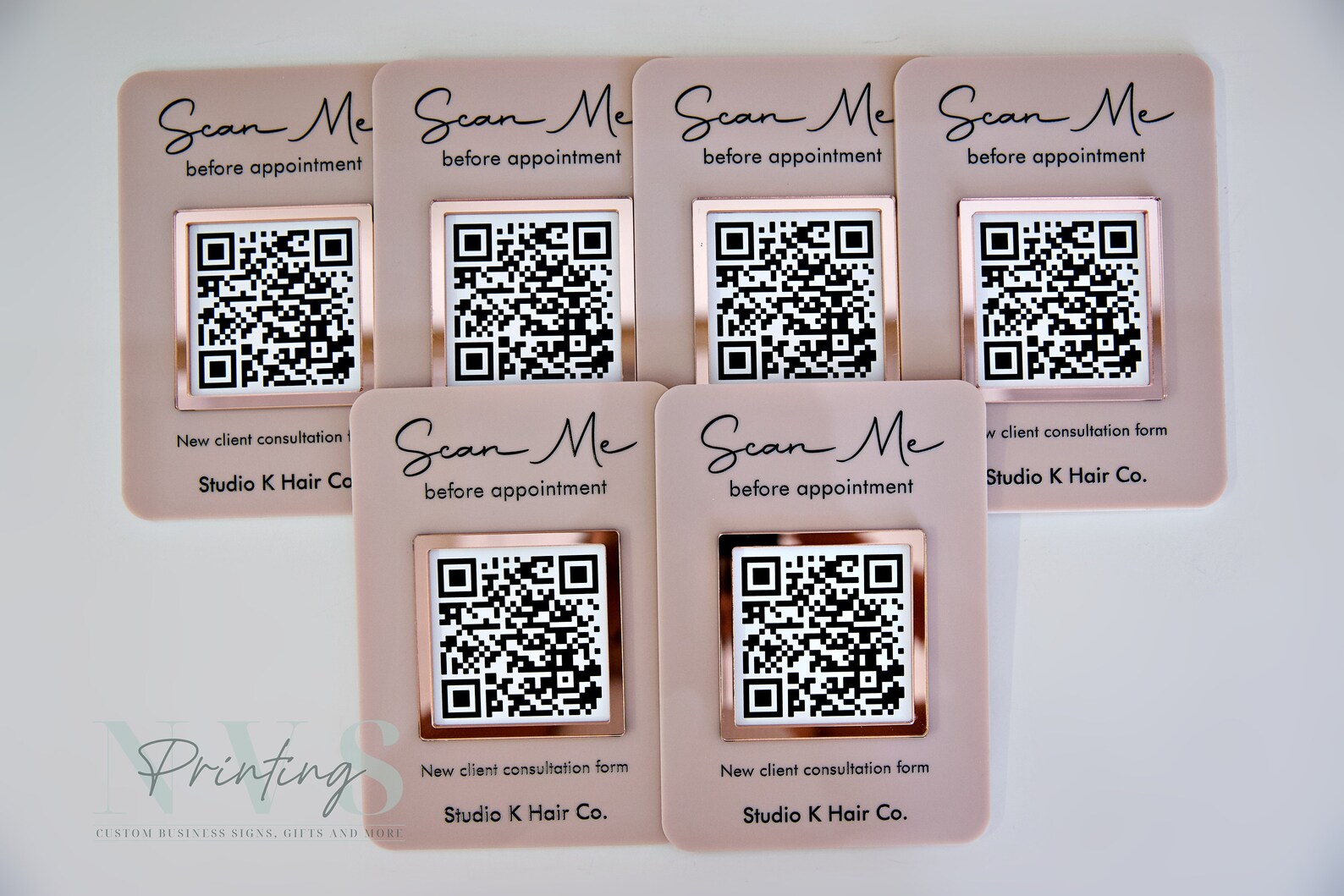 Mini QR Code Display Sign - Etsy