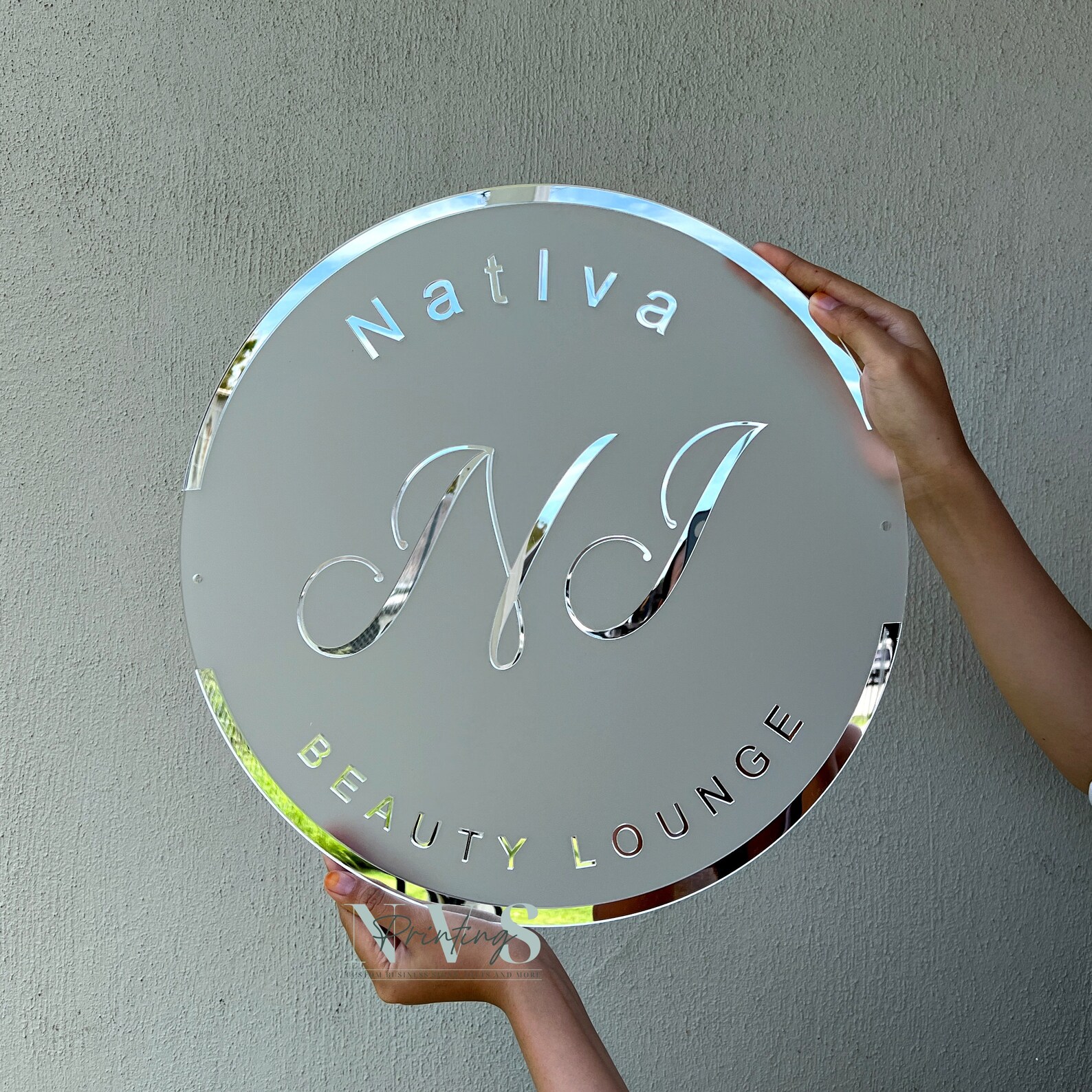 Round Business Sign Logo Sign Custom Business Signage - Etsy Australia