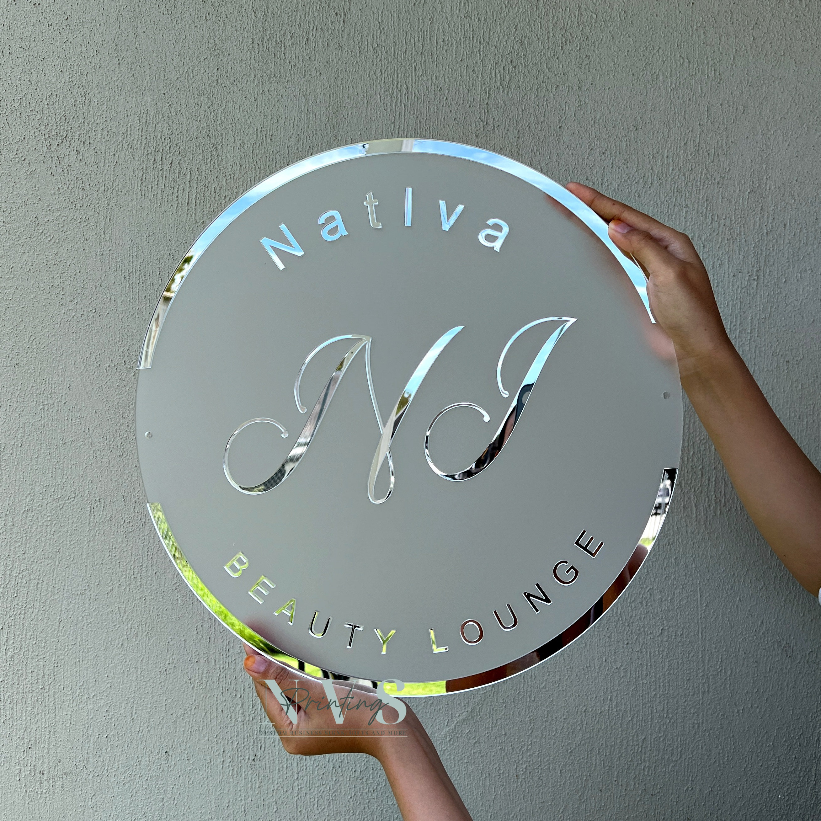 Round Business Sign Logo Sign Custom Business Signage - Etsy Australia