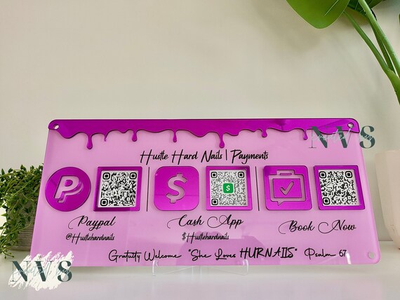 QR Code Business Sign Scan to Pay Sign Cashapp Payment Sign - Etsy