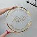 Round Business Sign, Logo Sign, Custom Business Signage, Acrylic Mirror ...