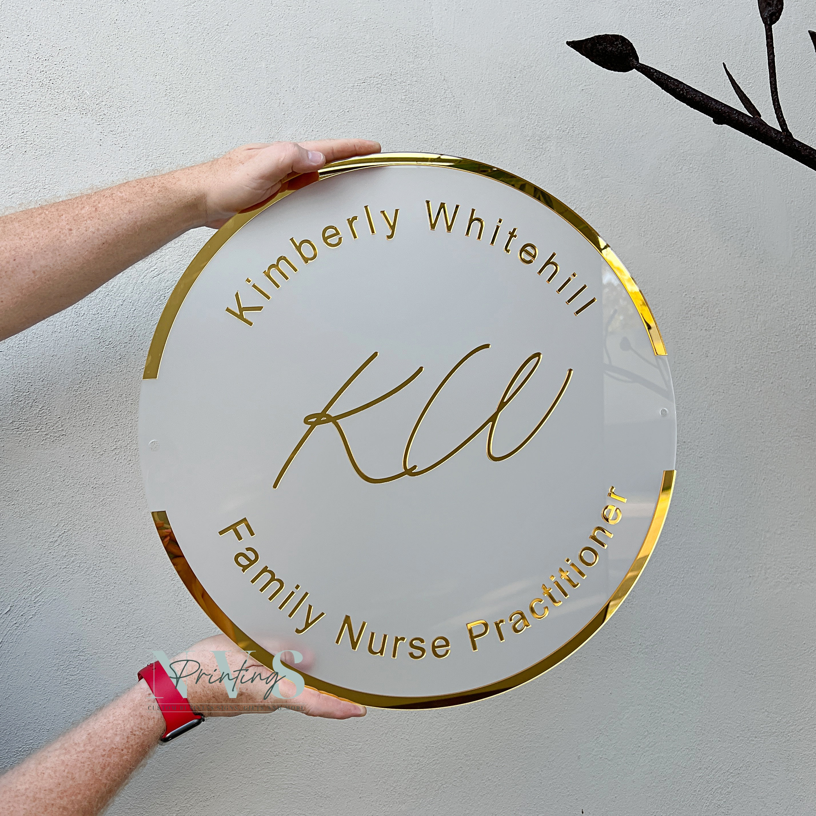 Round Business Sign Logo Sign Custom Business Signage - Etsy Canada