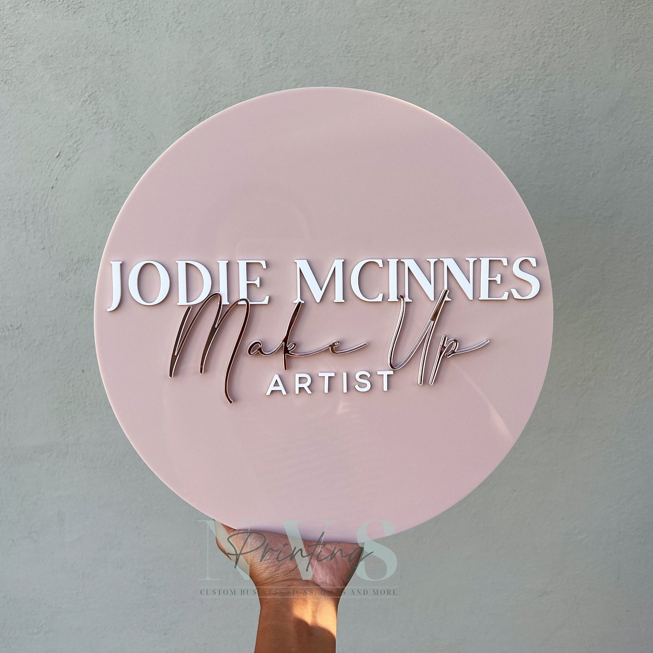 3D Acrylic Business Logo Sign, Custom Wall Decor - Etsy